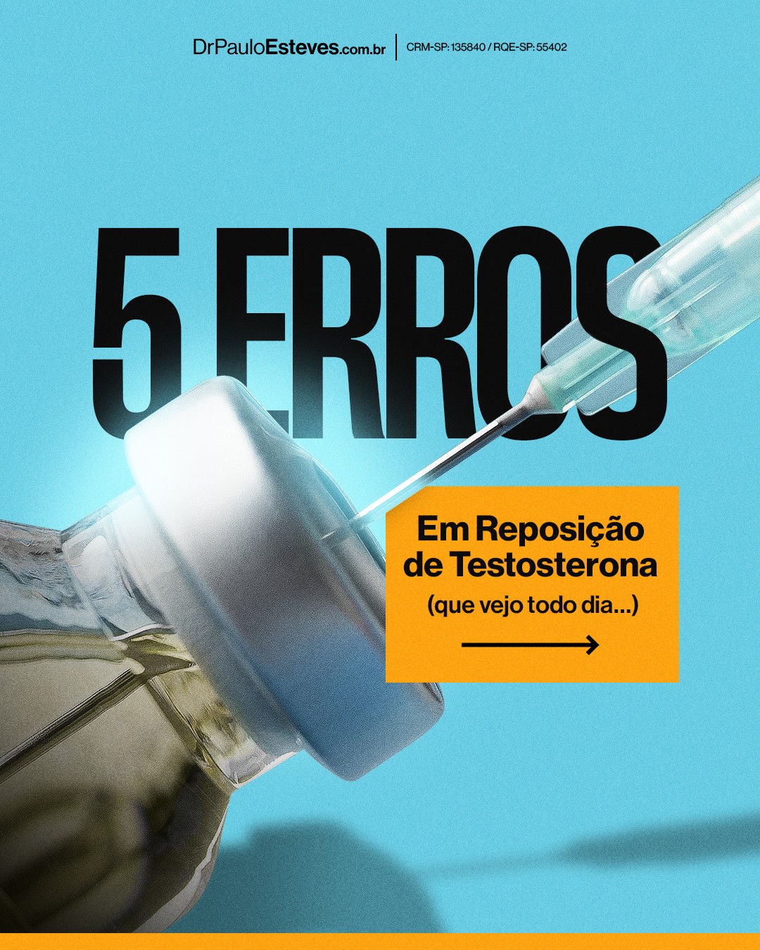5 Erros Em Reposição De Testosterona Dr Paulo Esteves